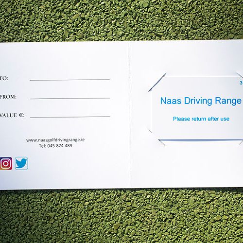 €50 Gift Card | Naas Golf Driving Range | Golf Kildare | Golf Sallins